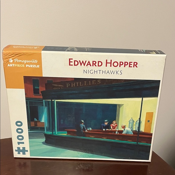 pomegranate artpiece puzzle | Games | Edward Hopper Nighthawks Art ...